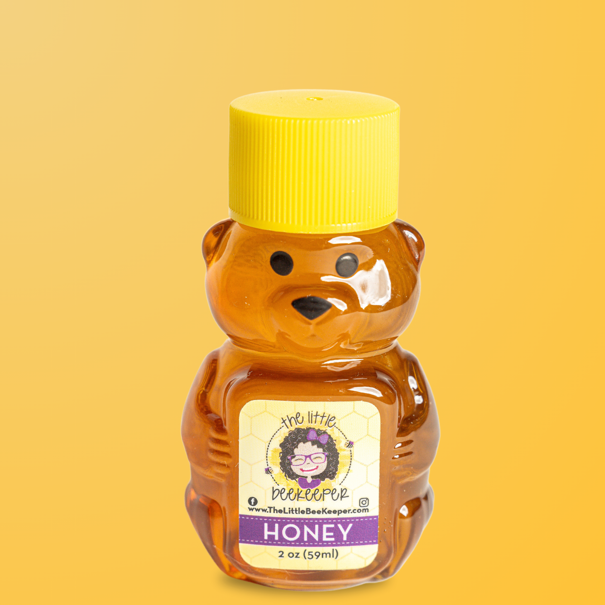 2oz Local, Pure, and Raw Wildflower Honey Bear – The Little BeeKeeper
